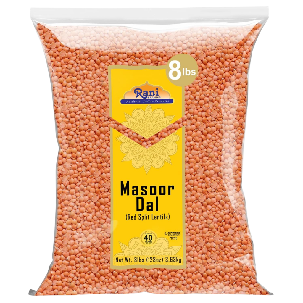 Rani Masoor Dal (Indian Red Lentils) - Tribebynoire